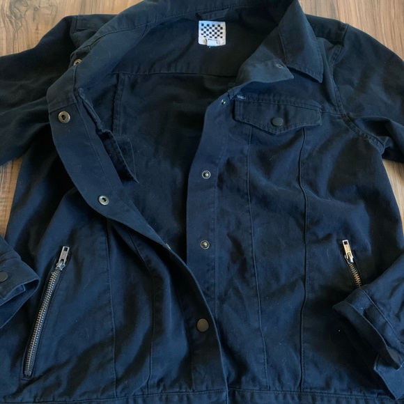 Vans | Jackets & Coats | Vans Authentic Black Jean Jacket | Poshmark